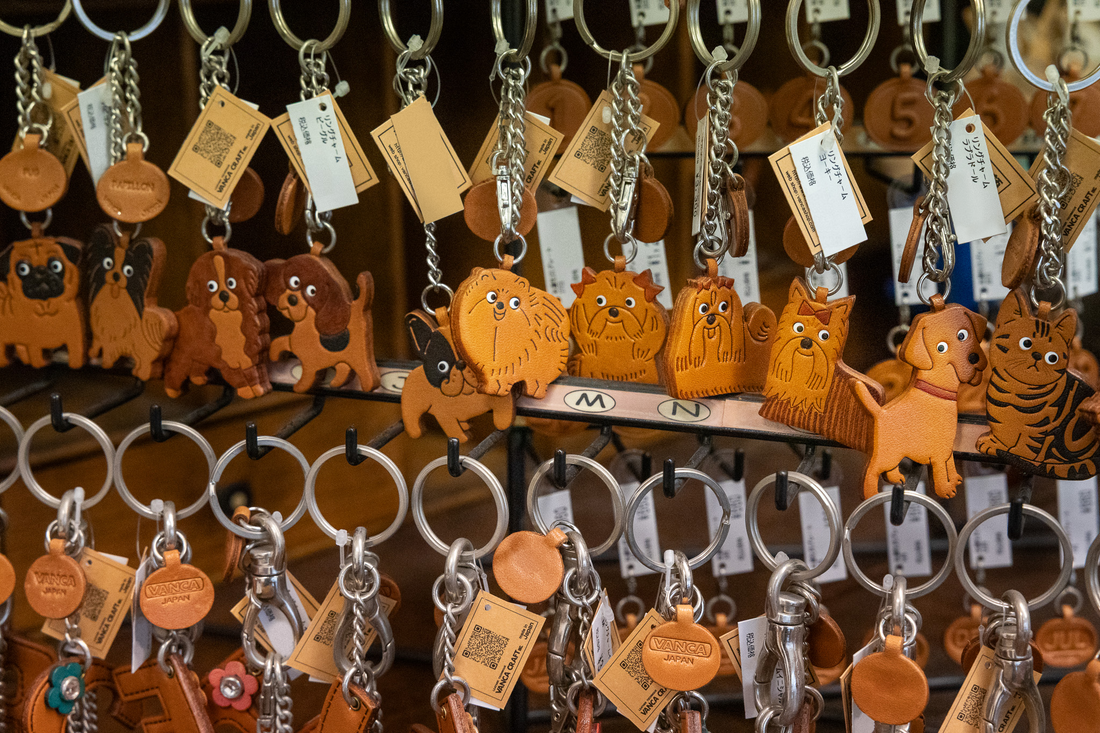 Handmade unique leather keychain from Japan-VANCA CRAFT – VANCA CRAFT, INC.