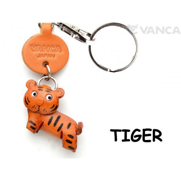 Tiger Japanese Leather Keychains Animal – VANCA CRAFT, INC.