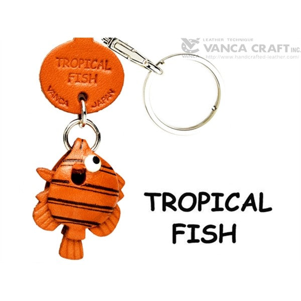 Tropical fish Japanese Leather Keychains Fish – VANCA CRAFT, INC.